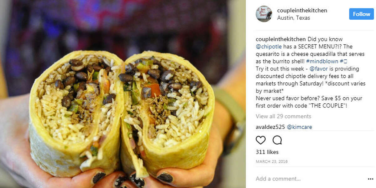 Secret menu items at fast food restaurants