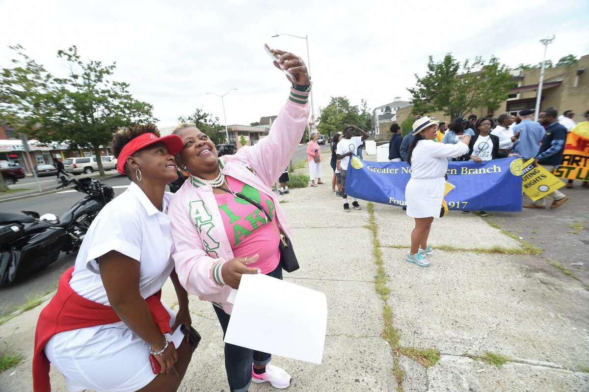 Photos of NAACP Silent Protest Parade & Rally in New Haven