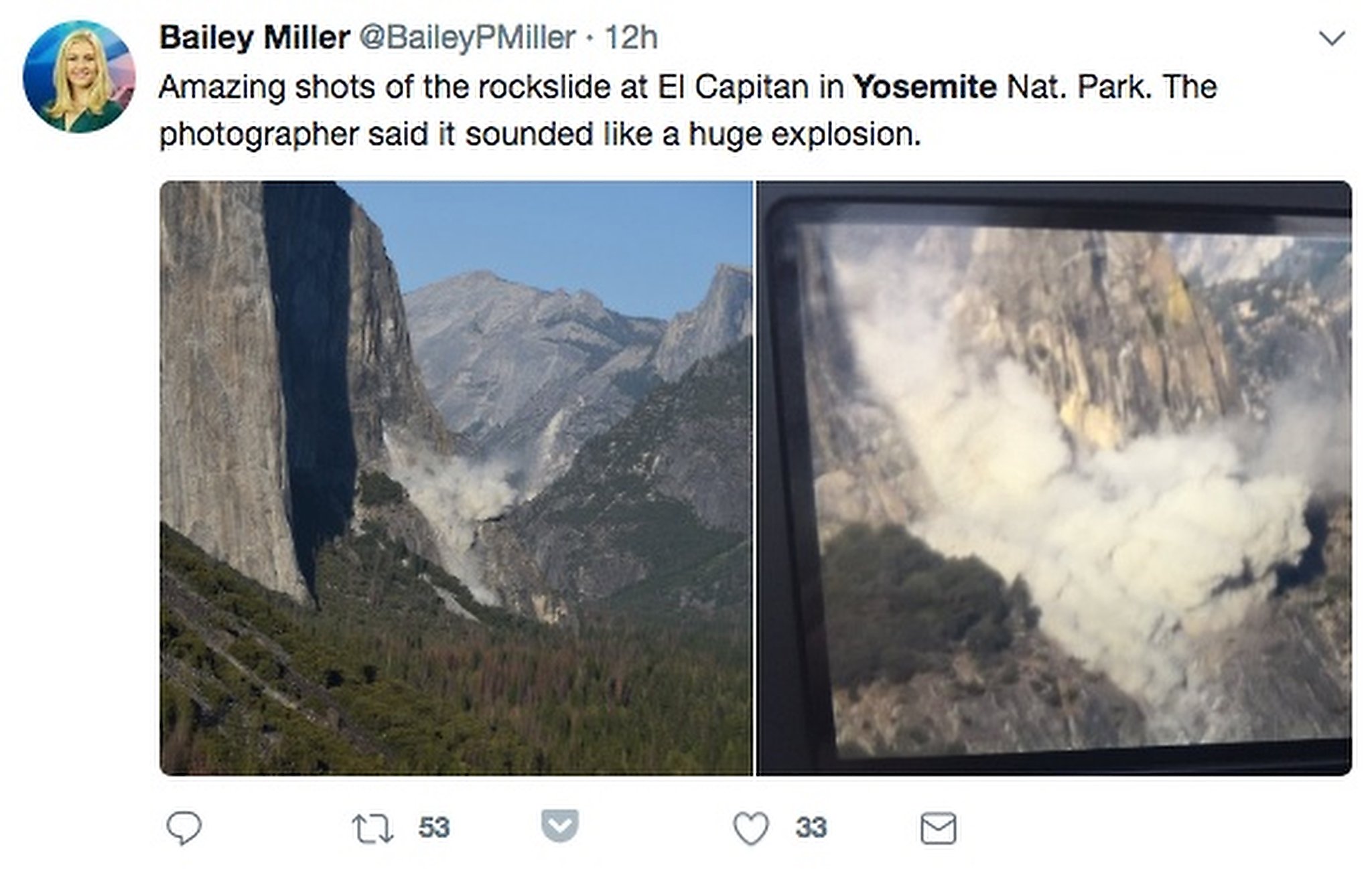 How could anyone survive? Photos show magnitude of Yosemite rockfall