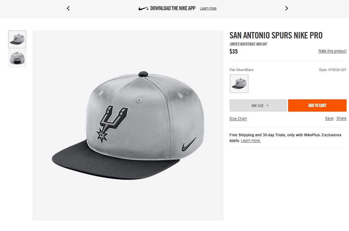New Spurs Nike merchandise released
