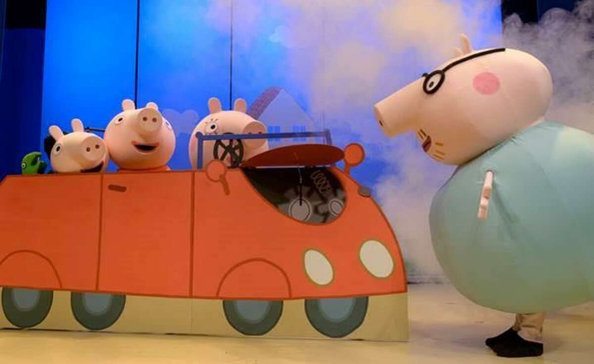 British Peppa Pig and family stop at The Oakdale for the pre-school crowd