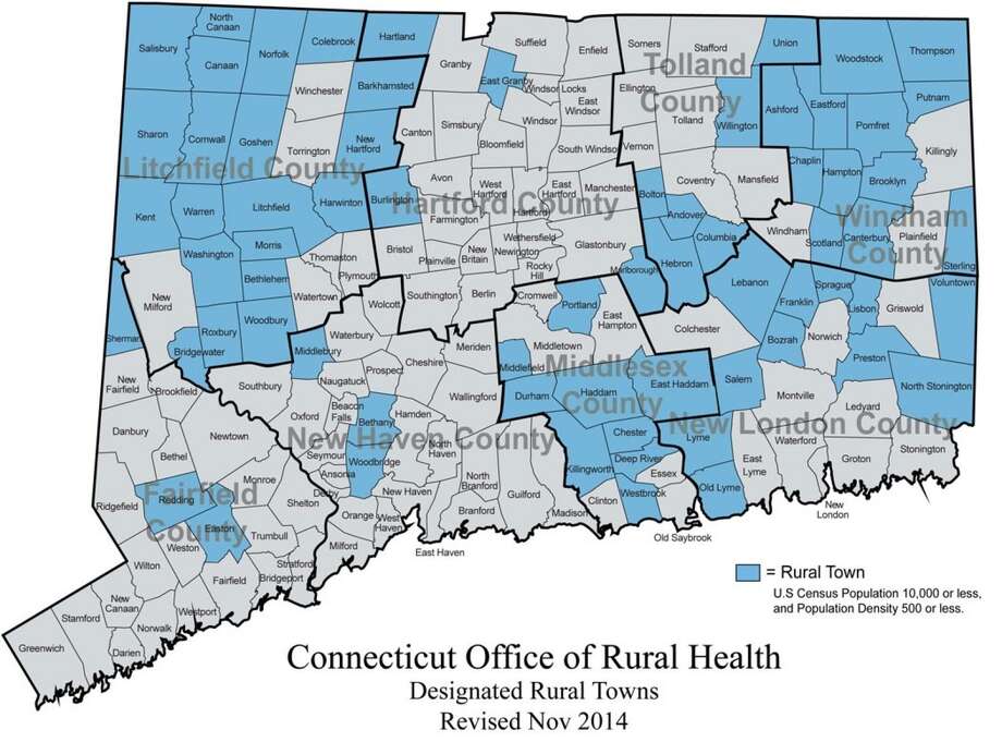 Connecticut’s rural residents have less access to health services - New ...