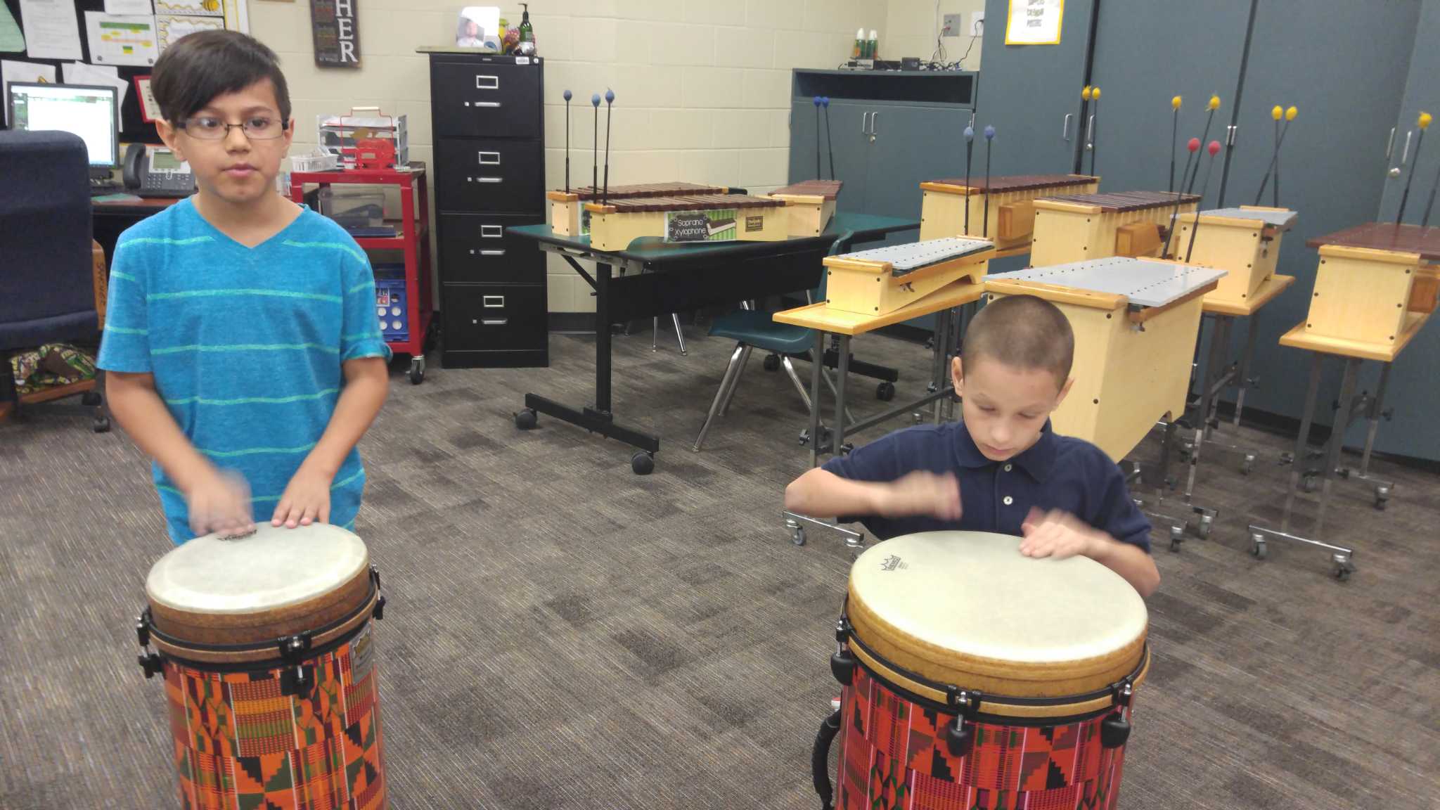 Humble music teachers uses drums for character education