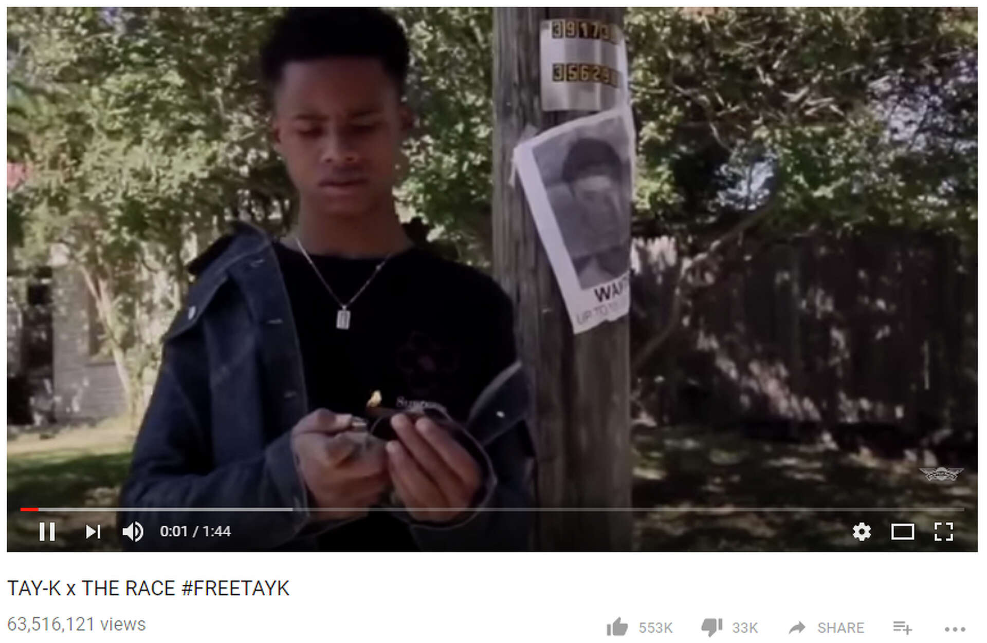Tay-K 47, who rapped about life on the lam, charged in fatal shooting ...