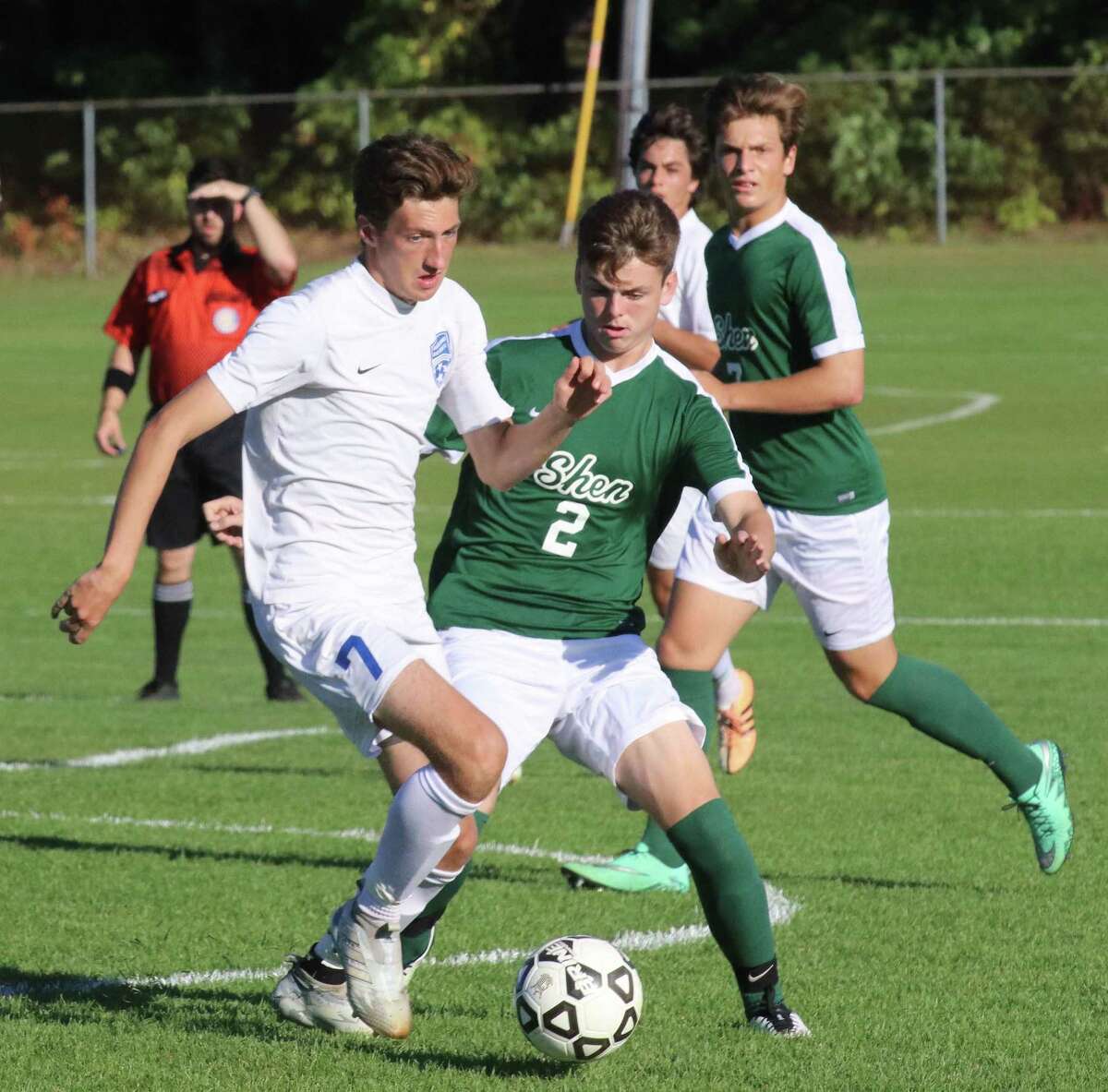 Aidan Rice scores twice in Saratoga boys' soccer victory