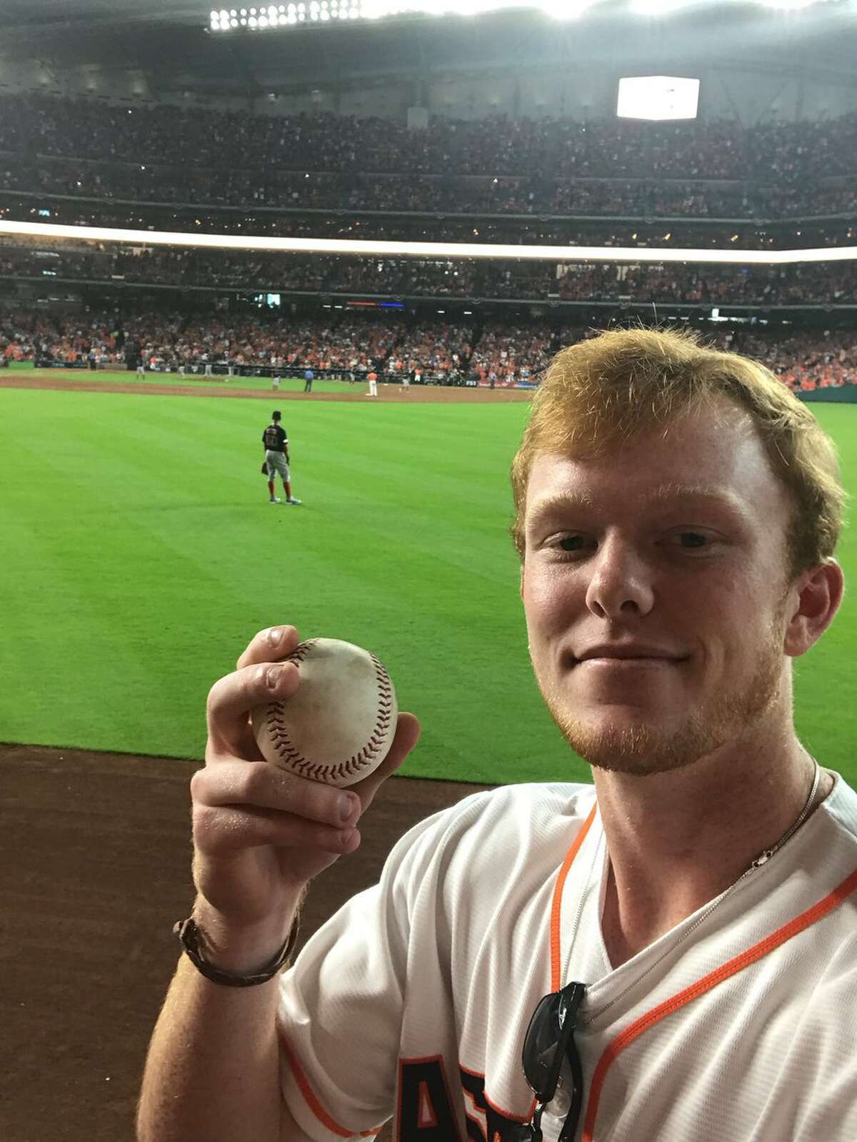 Meet the fan who made that one-handed grab in Game 2