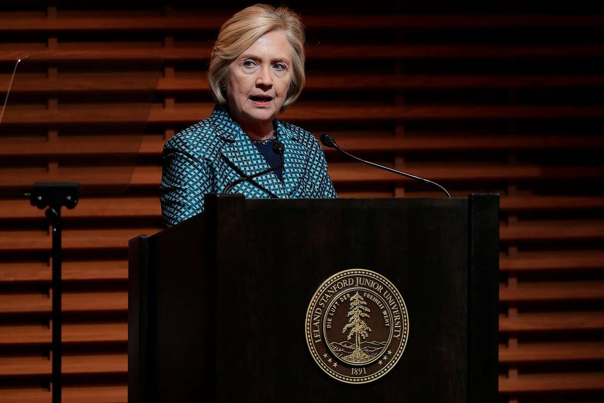 Hillary Clinton warns cyberattacks are a growing danger to democracy