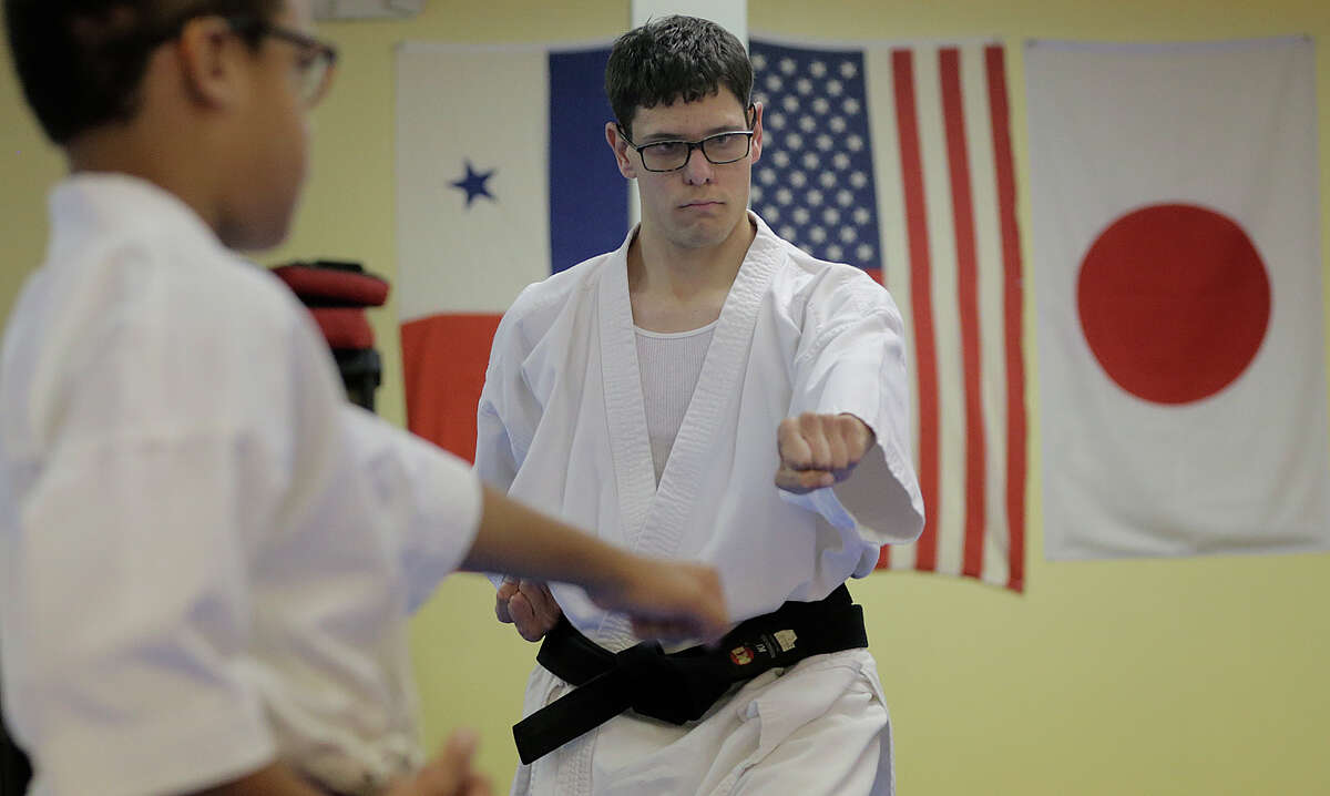 He's got the chops: 21-year-old with autism earns second-degree karate ...