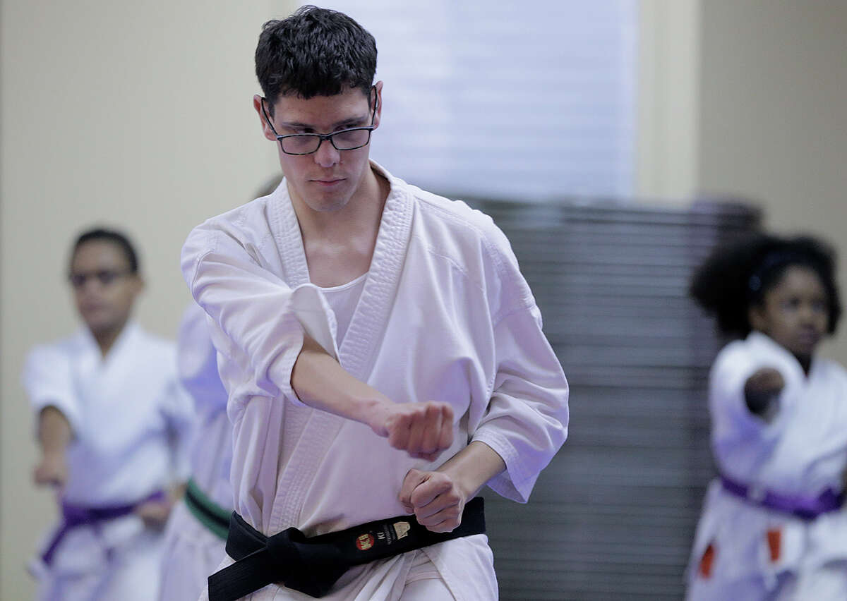 He's got the chops: 21-year-old with autism earns second-degree karate ...