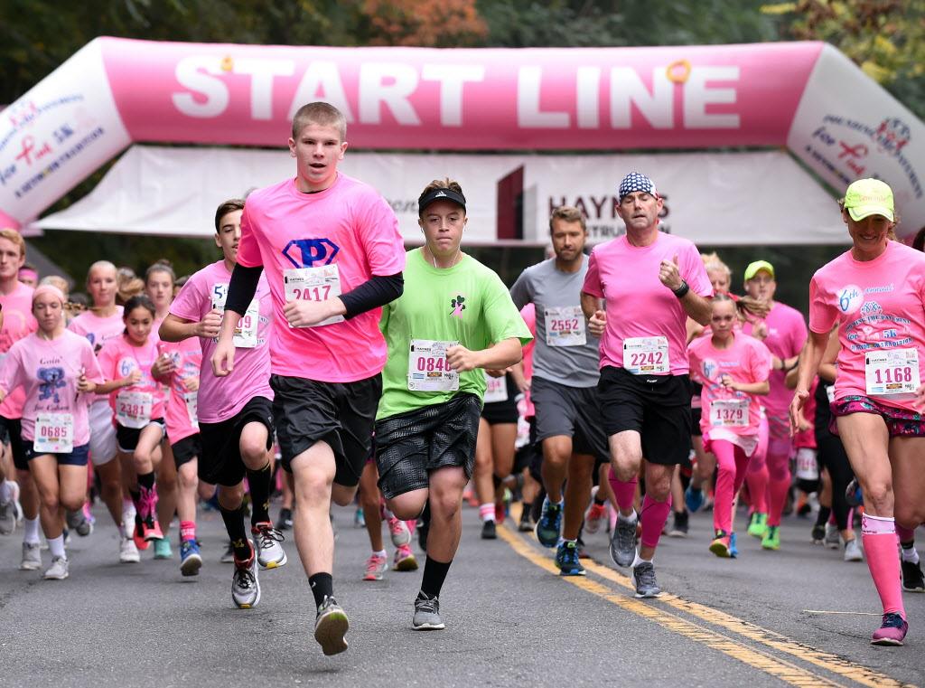 Pounding the Pavement for Pink in Seymour