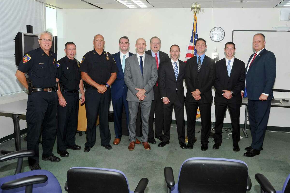 Five new officers join Stamford police department