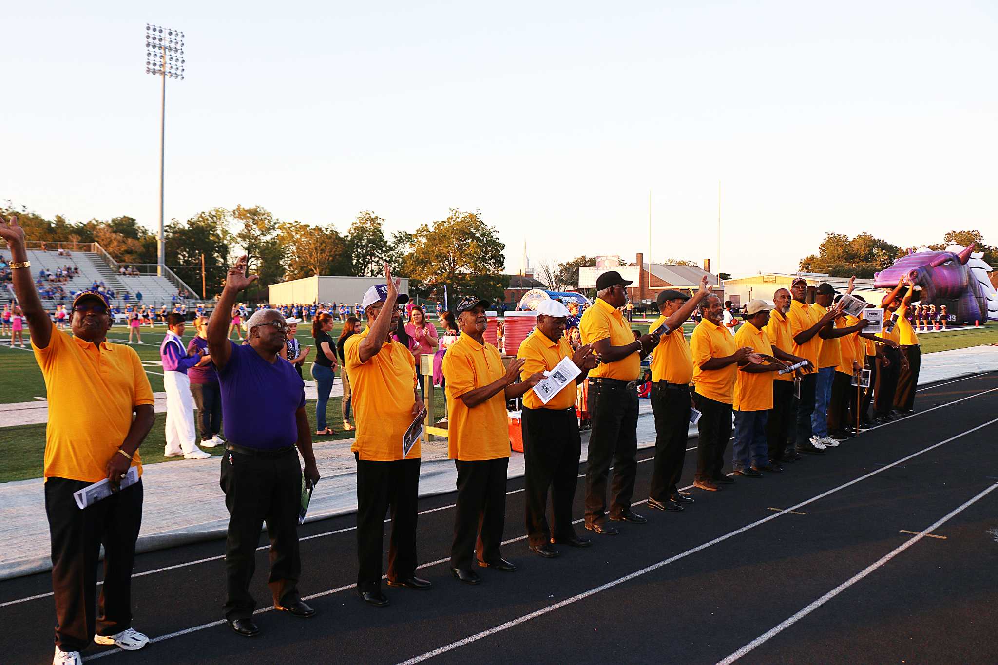 Colbert Tigers honored during Dayton game