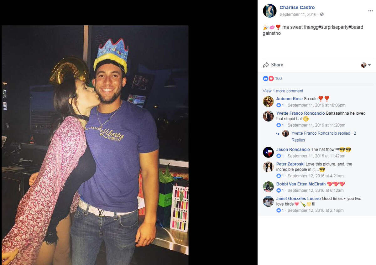 Astros outfielder George Springer marries Charlise Castro