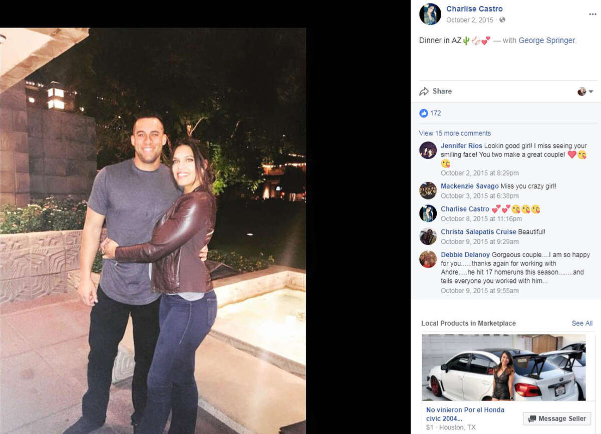 Meet Charlise Castro, George Springer's fiancée and former softball star