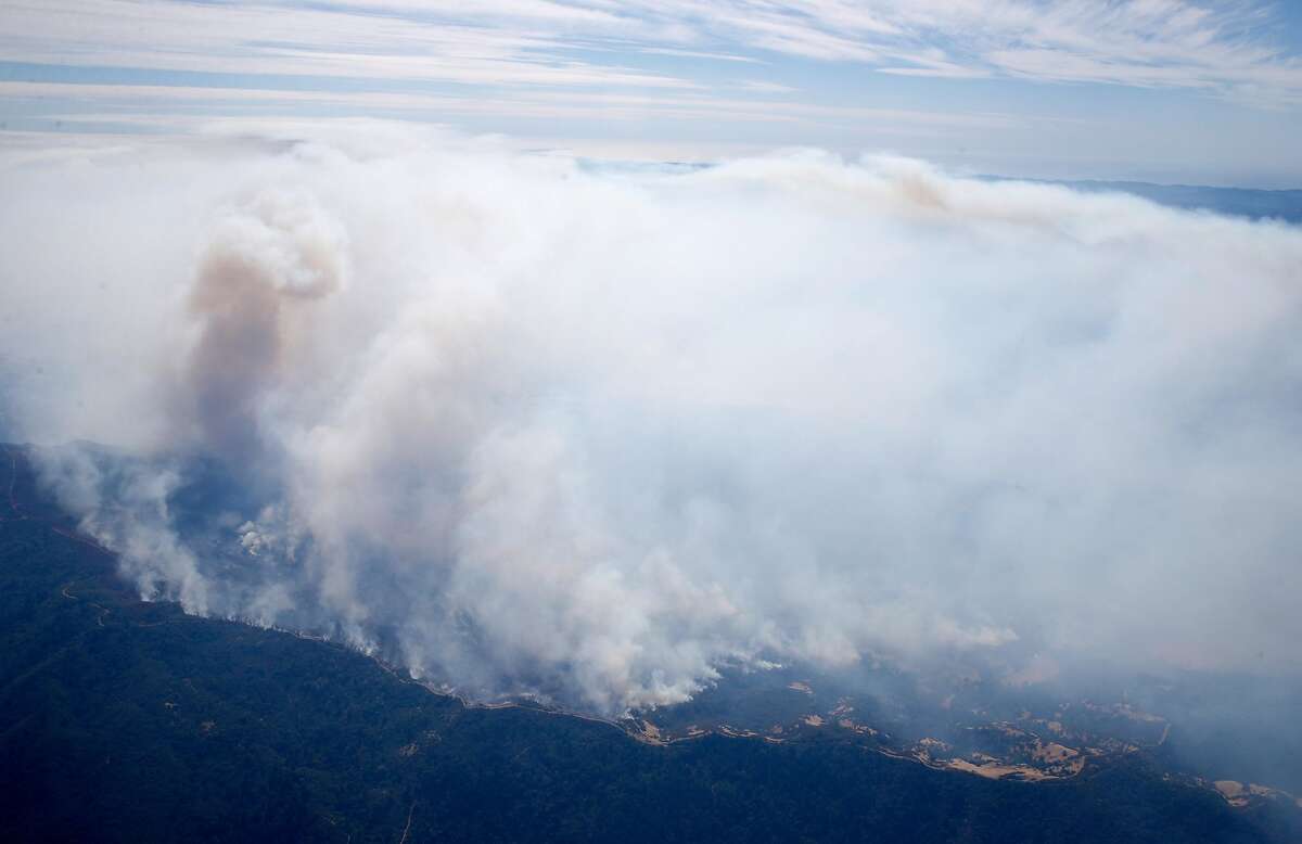 Watch smoke from the Wine Country fires flow across California