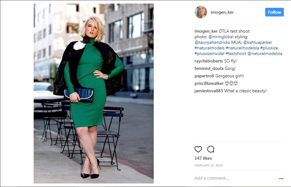Plus-size model shares powerful text message about body shaming