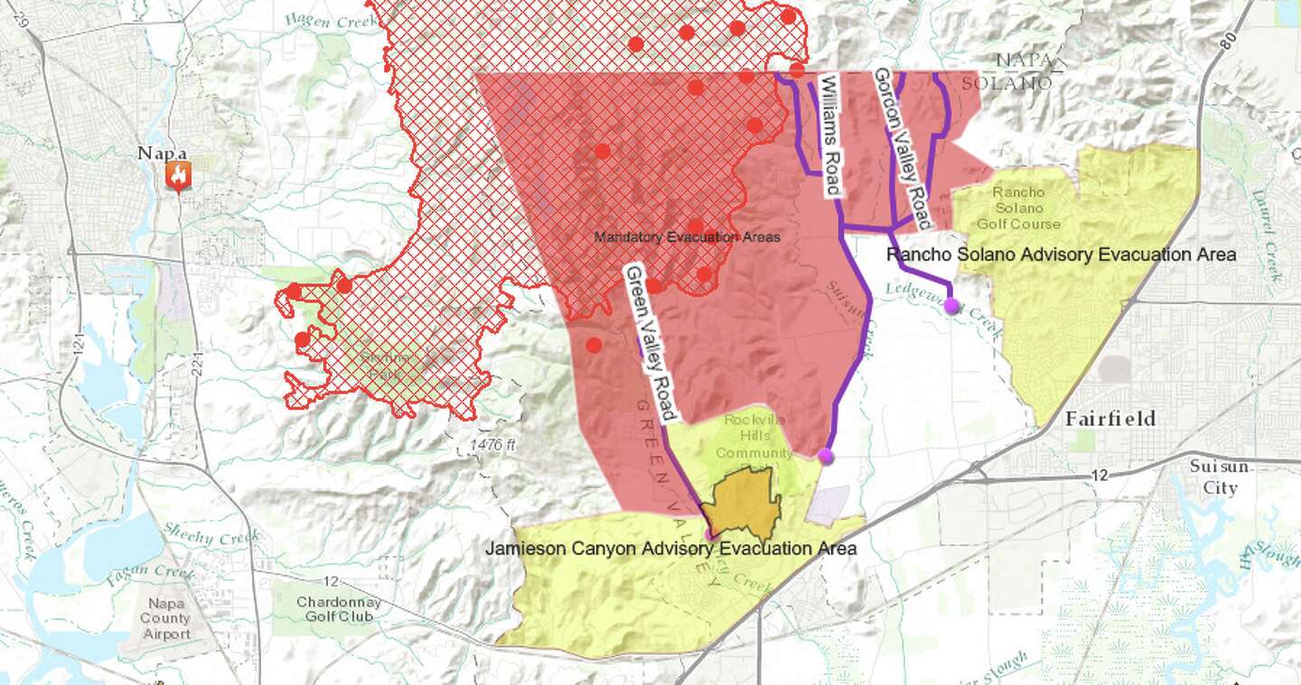 More evacuations come to Solano County