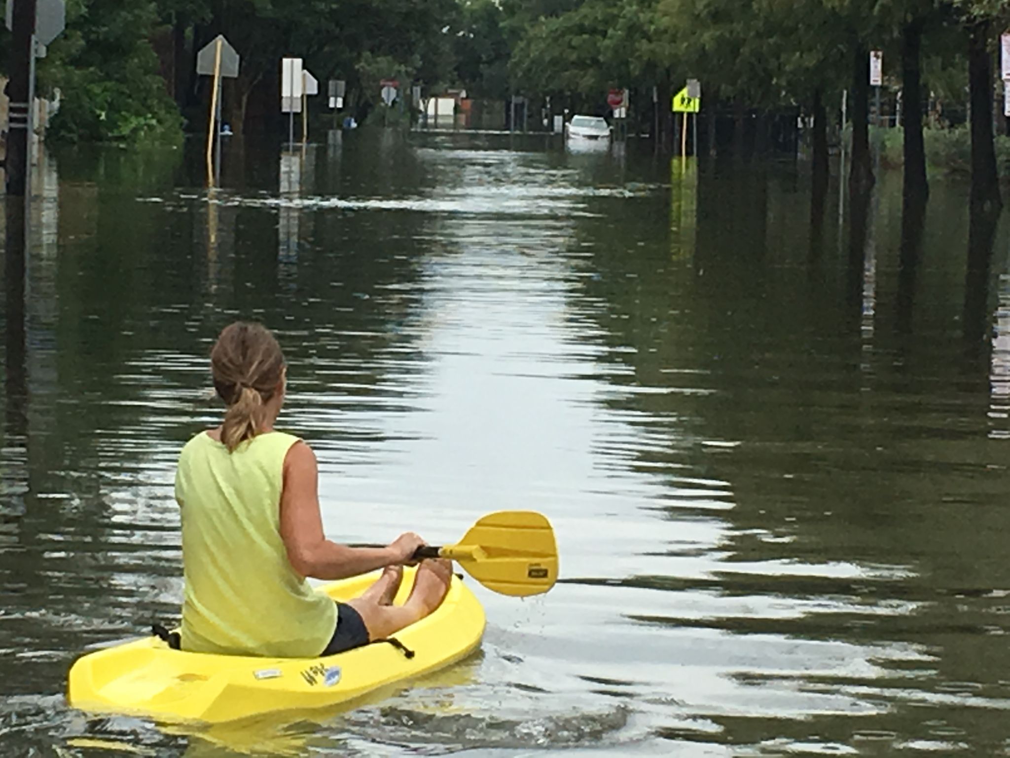 Where the most homes were flooded during Hurricane Harvey