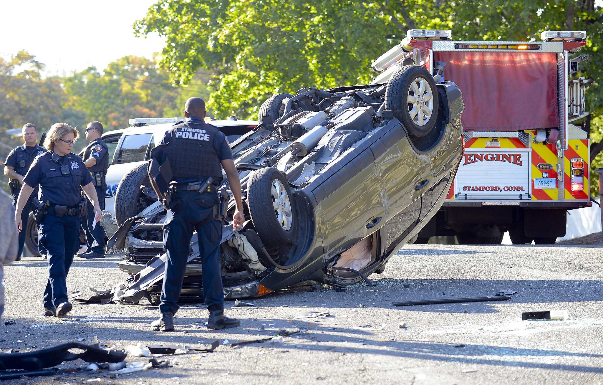Vehicle Rollover Sends Driver To Hospital