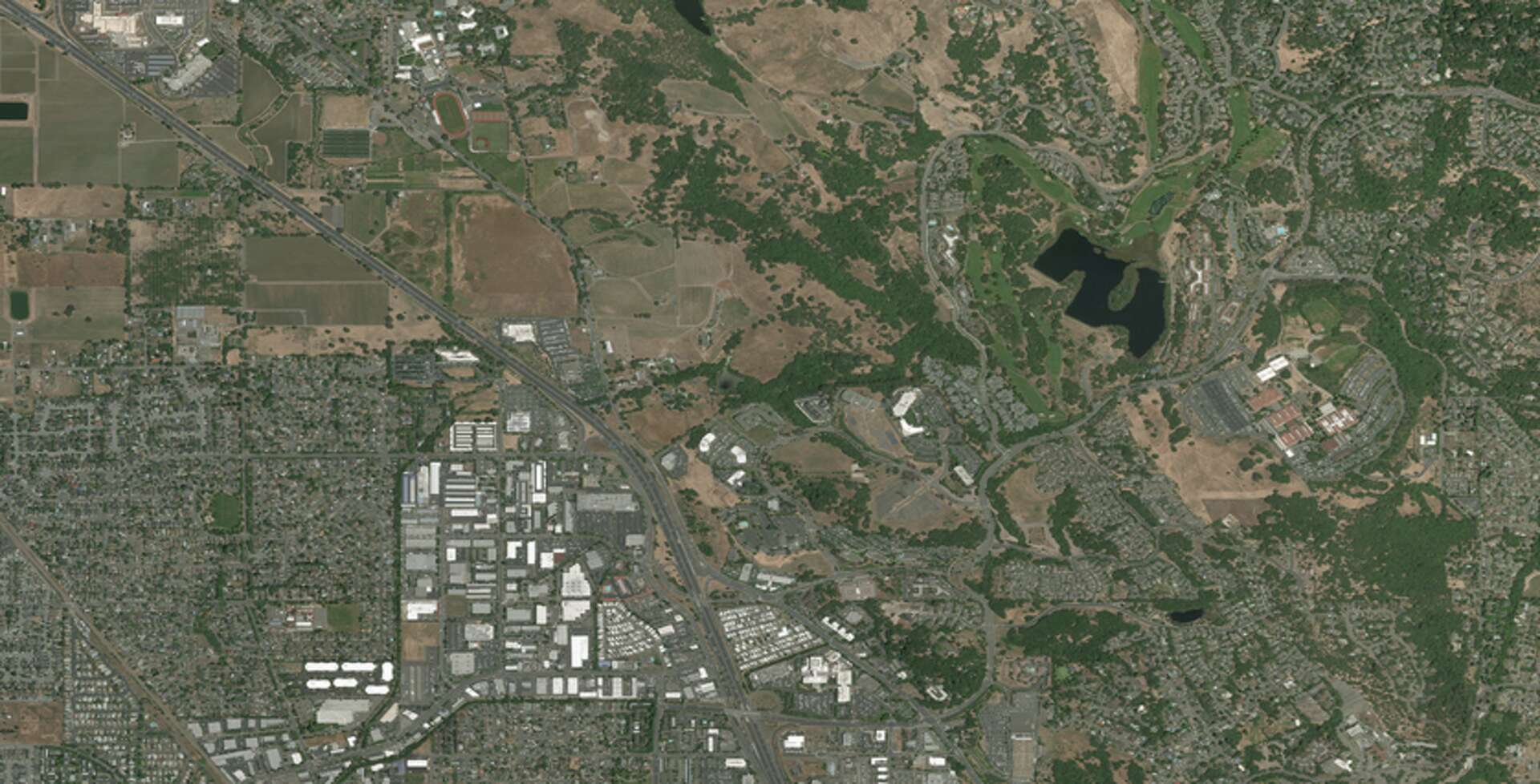 Drone footage reveals utter devastation to Santa Rosa neighborhood ...