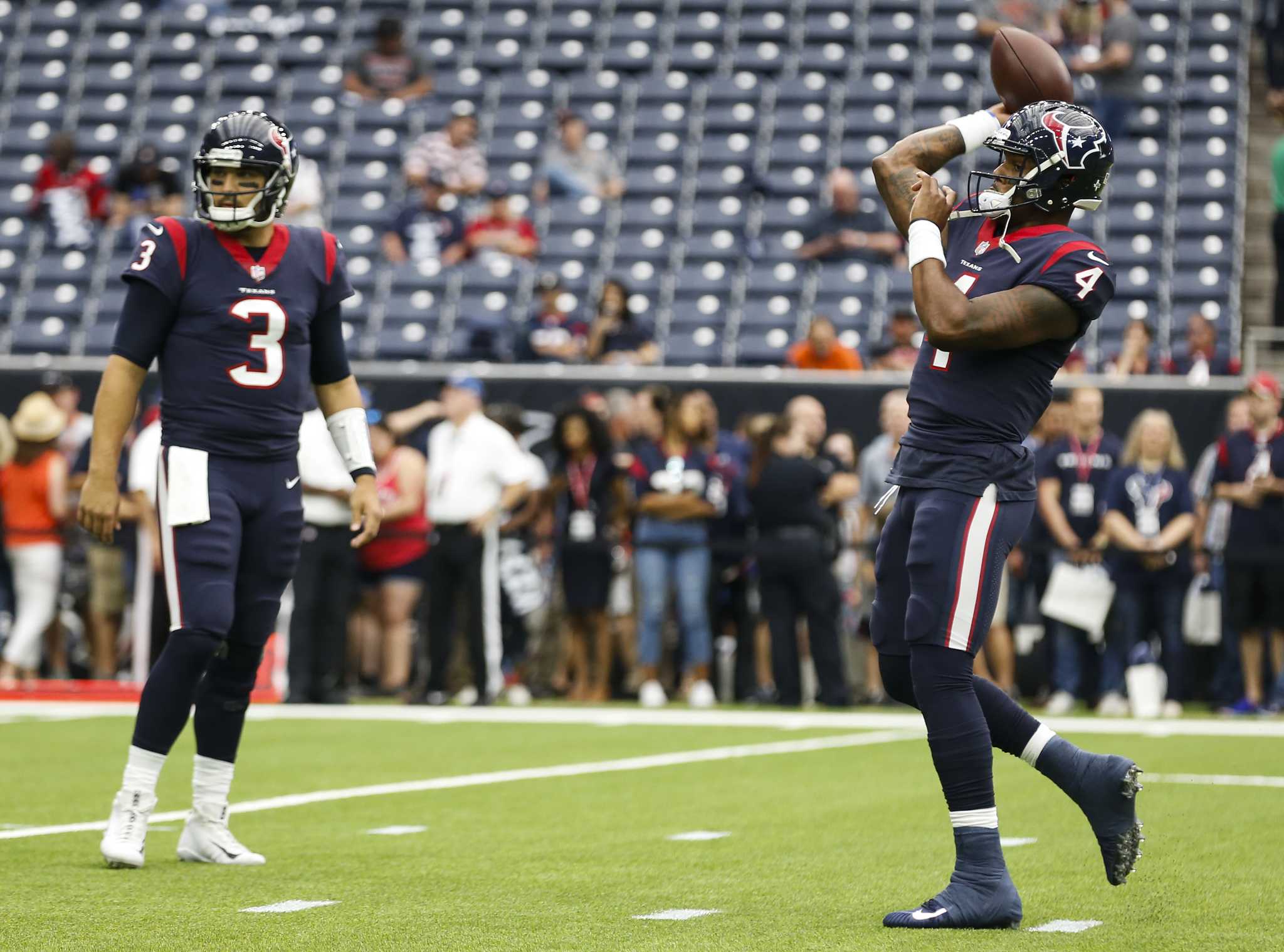 Texans' Tom Savage on Deshaun Watson: 'There's things he can do that I can't'