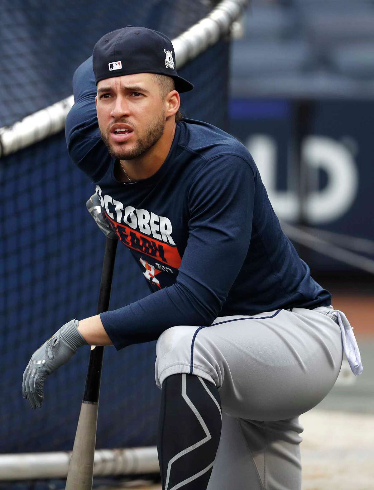 Oct. 15: Astros' workout at Yankee Stadium