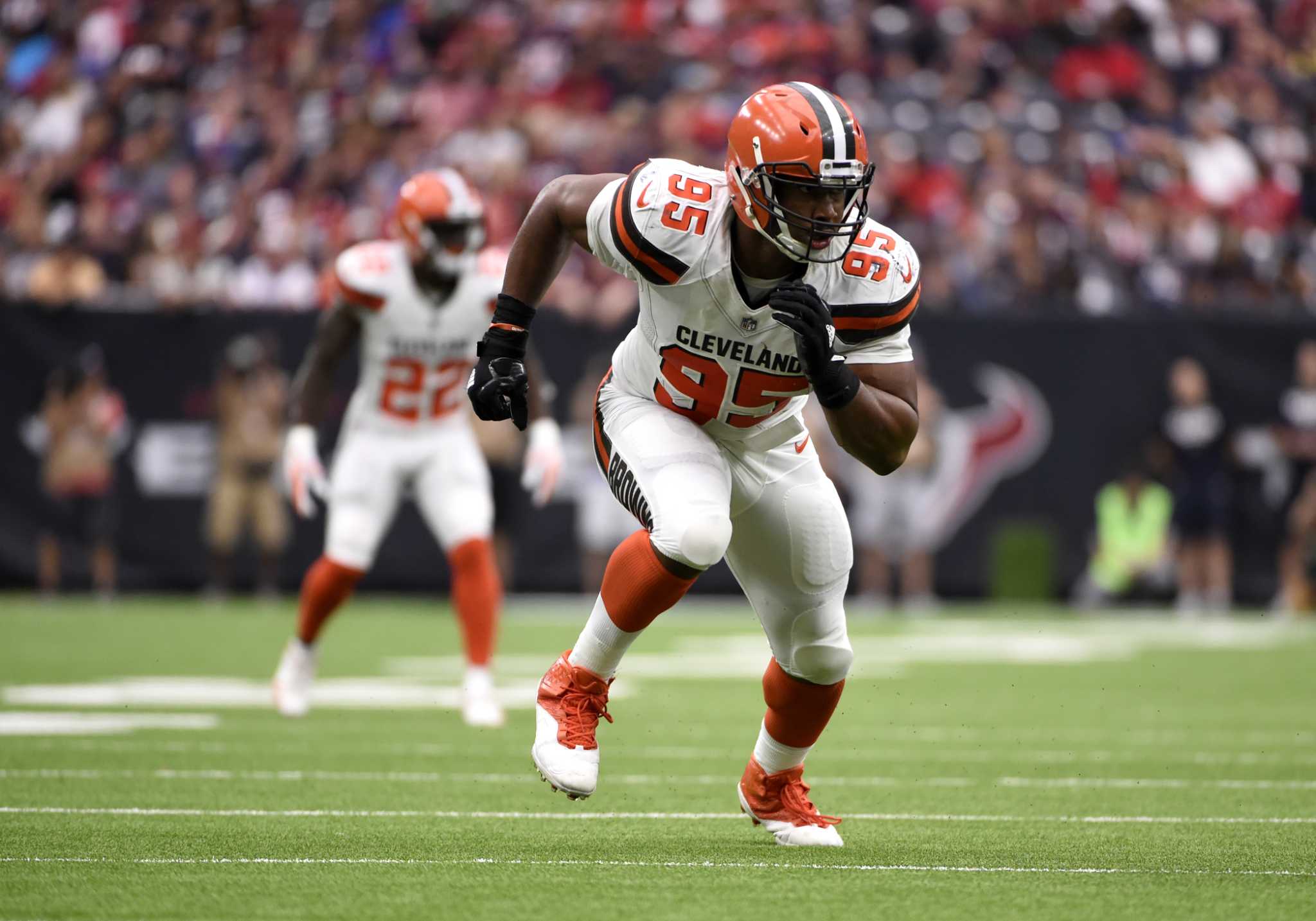 Browns rookie Myles Garrett as advertised against Texans