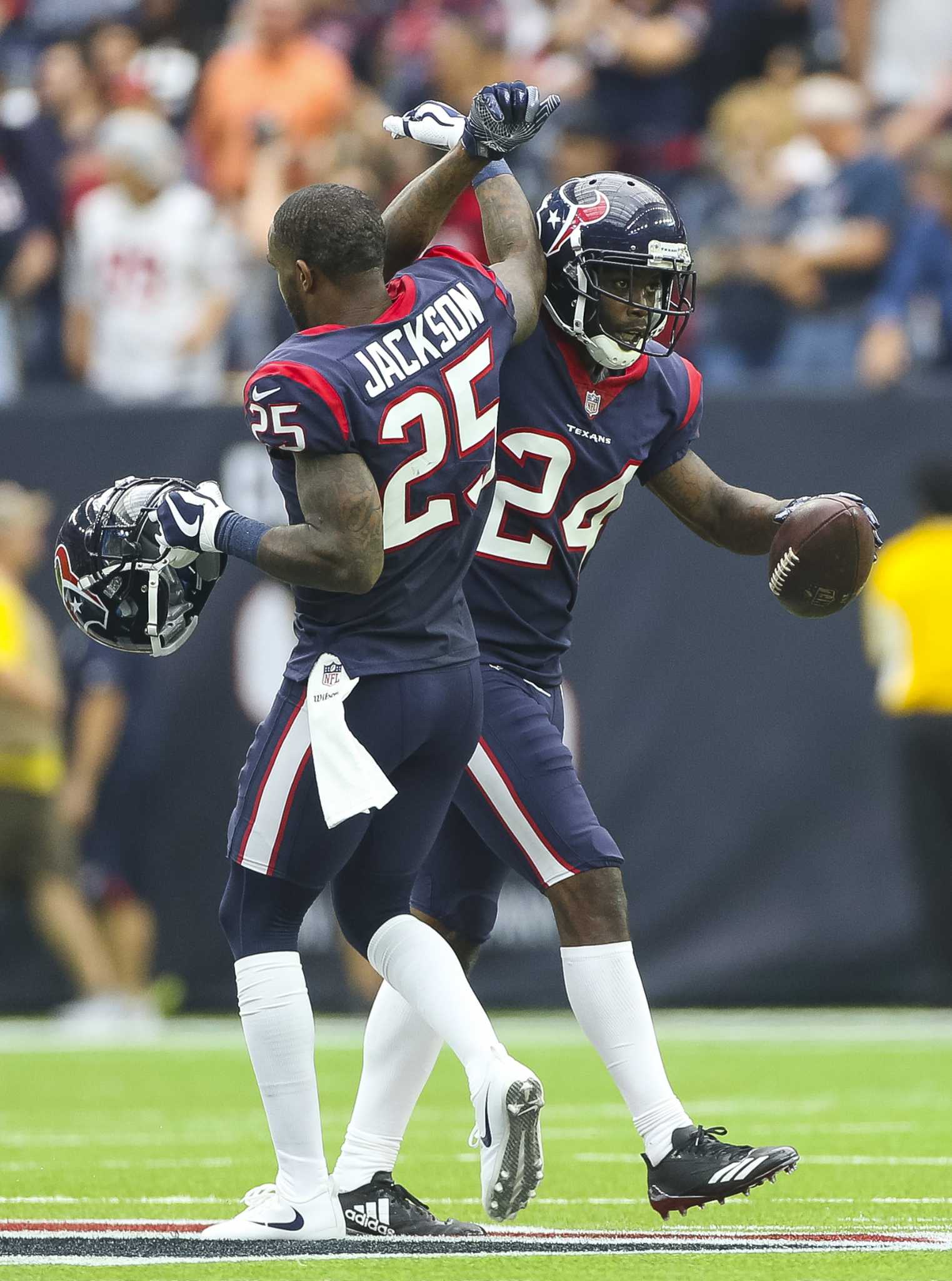 Texans' Johnathan Joseph shows he has that spark at cornerback