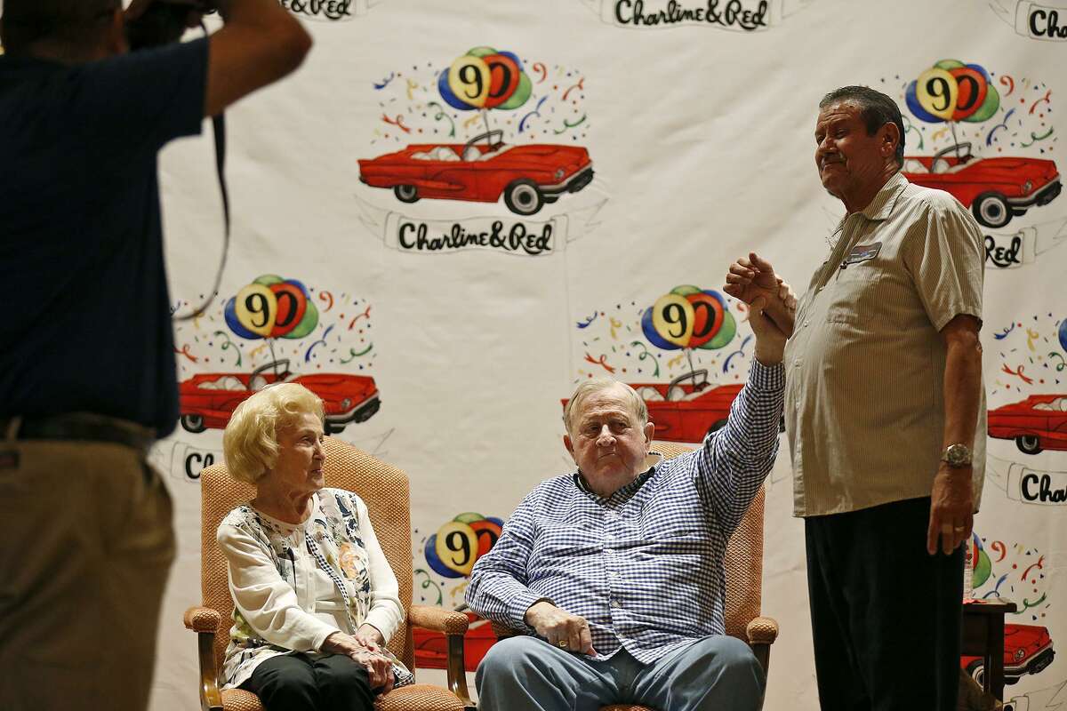 McCombs celebrates his 90th with his employees
