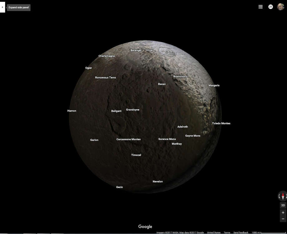 Planets and moons to explore on Google Maps - Chron