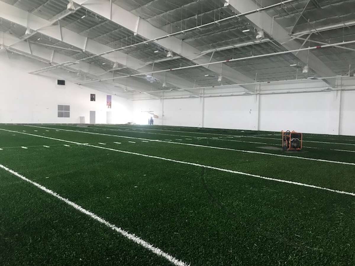 UH's $20 million indoor football facility nearly ready
