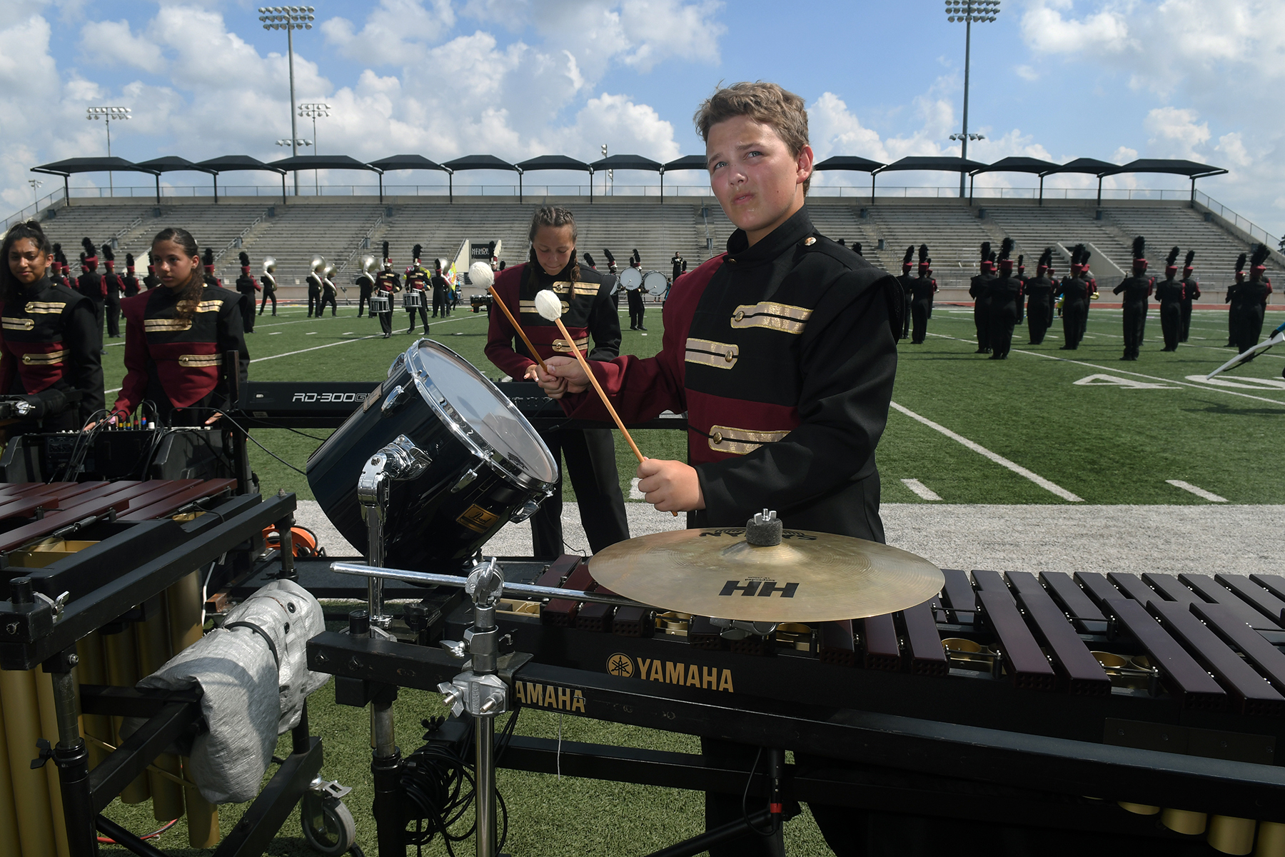 Humble ISD bands unite ahead of competition season