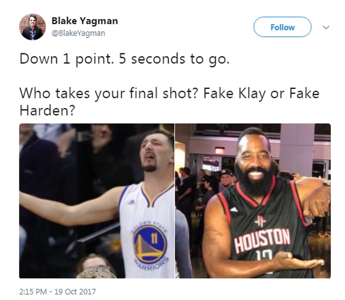 Twitter reacts to James Harden lookalike