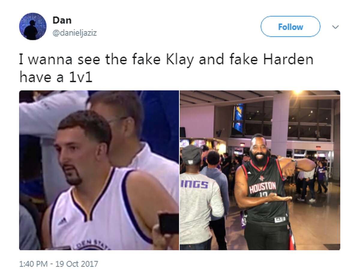 Twitter reacts to James Harden lookalike