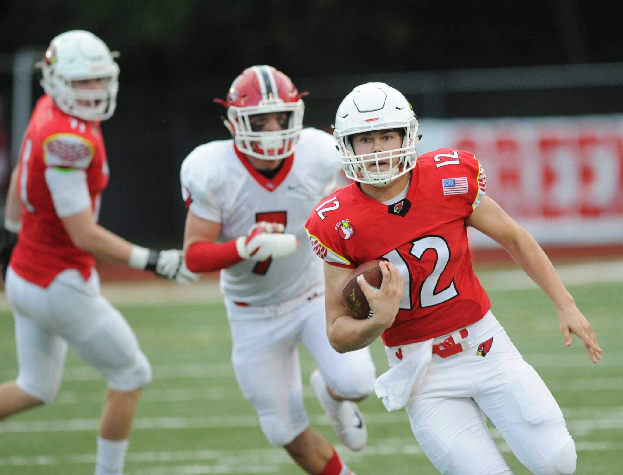 Greenwich football team hosting Westhill on Homecoming