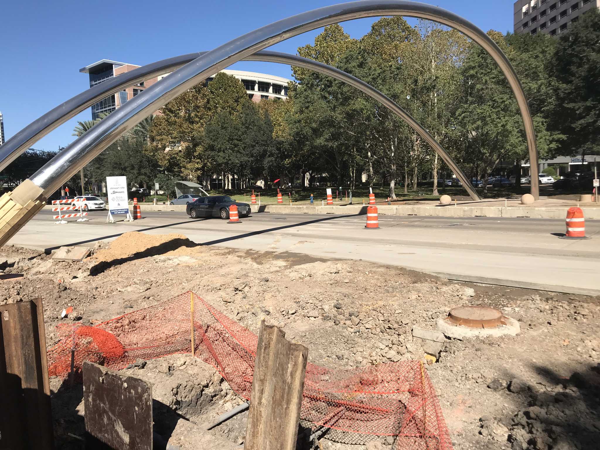 Work on Post Oak bus lanes project continues while money request waits