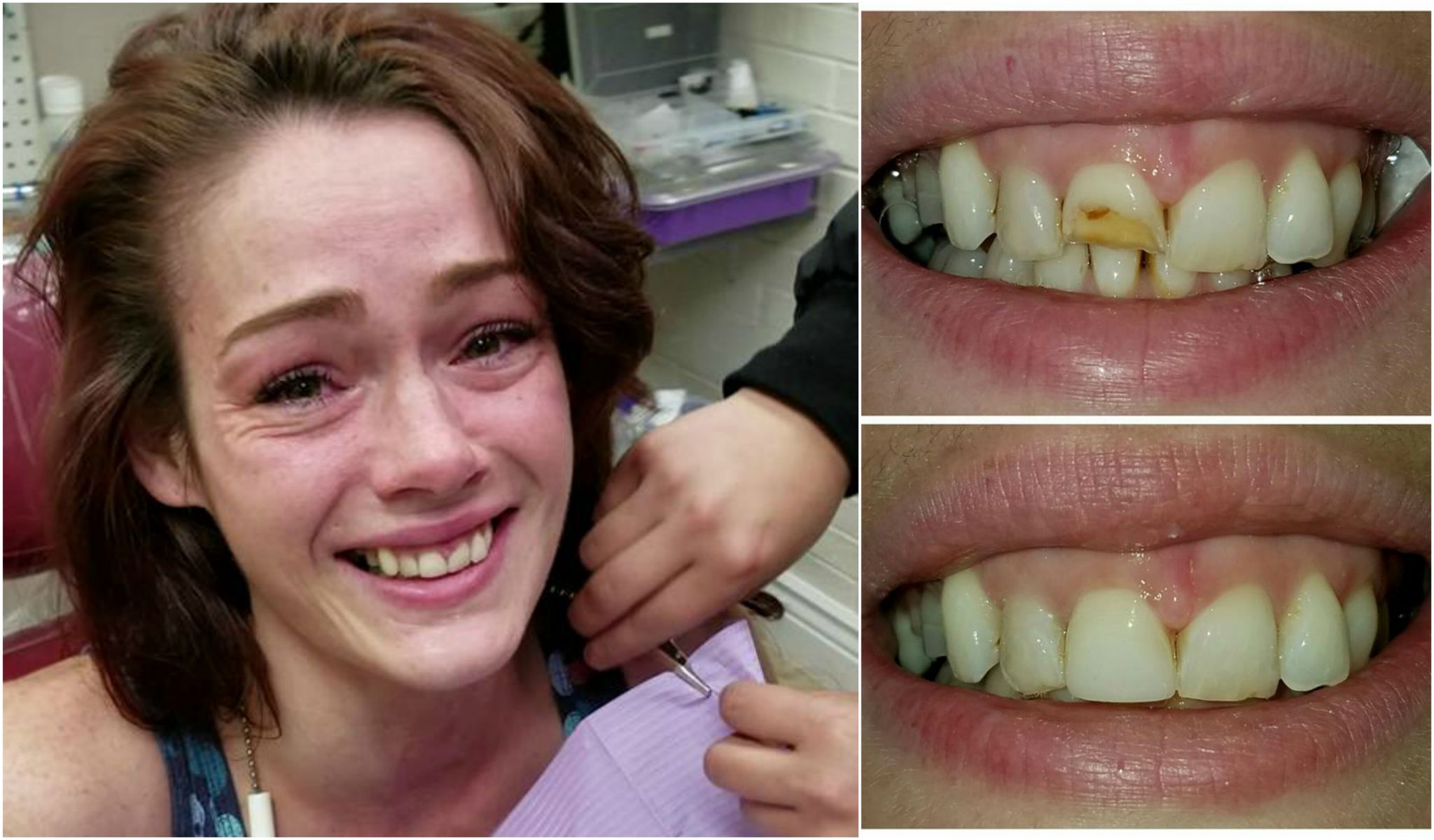 Texas dentist unexpectedly fixes woman's smile in heartbreaking video
