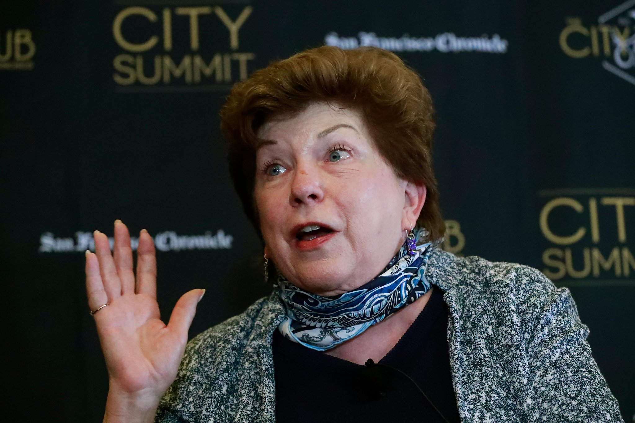 As other women march on, only female governor candidate is at back of pack
