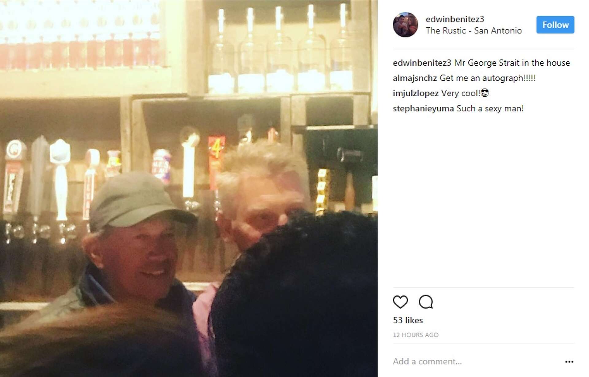 George Strait surprises guests at The Rustic