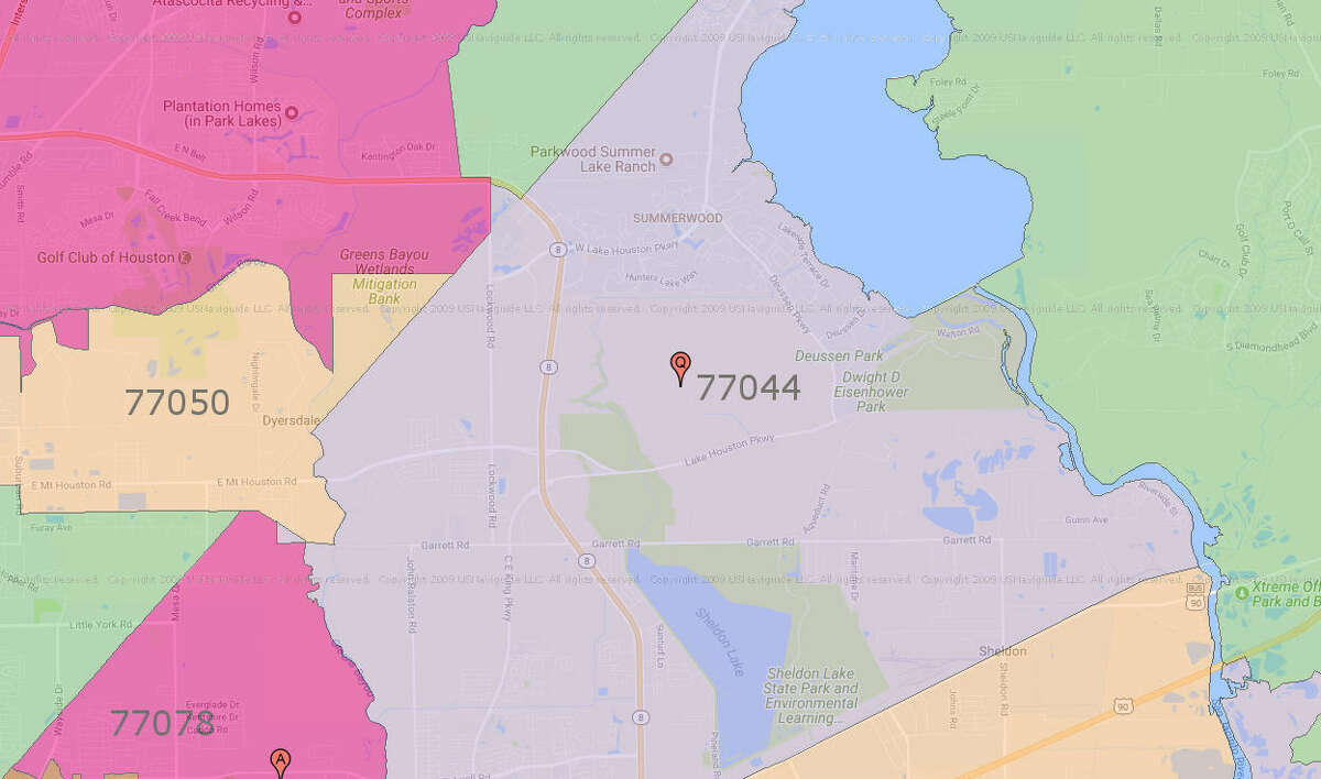 Houston neighborhoods with the most registered sex offenders