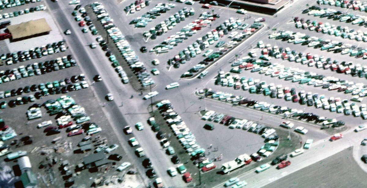 Aerial photo shows how the Gulfgate area looked before the shopping ...