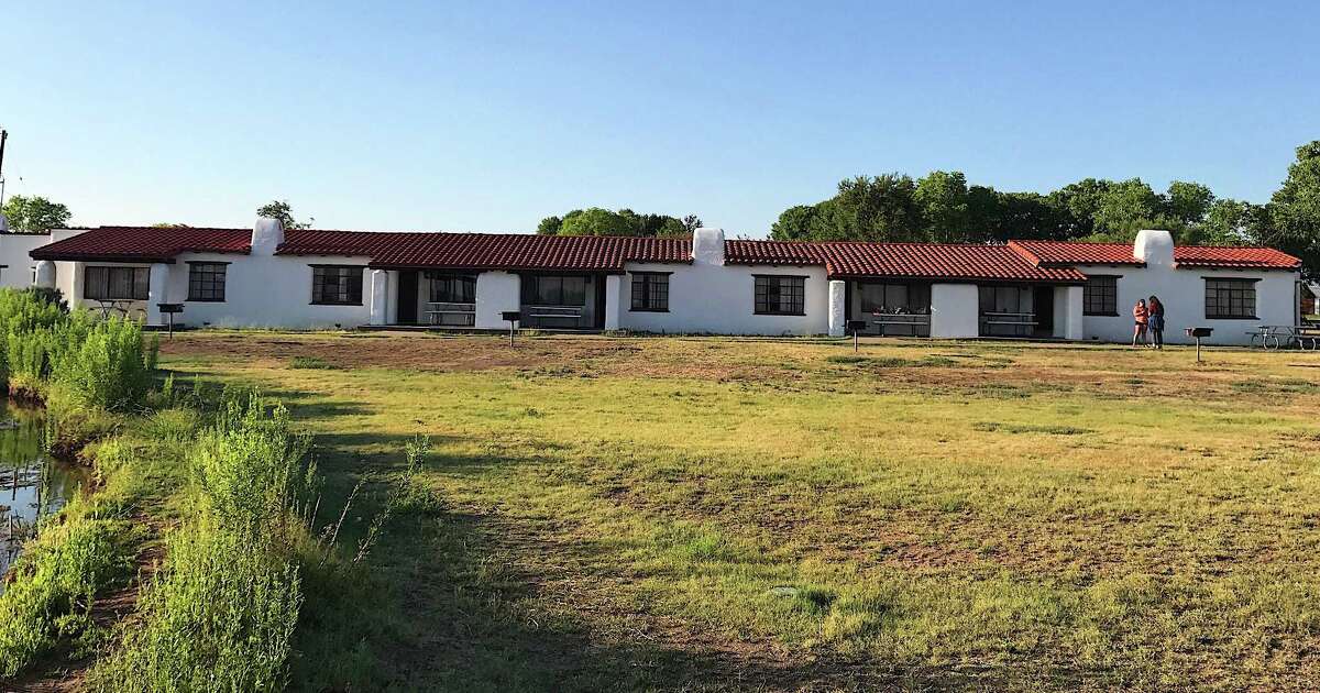 Catching the sun at the spring-fed pool in Balmorhea State Park