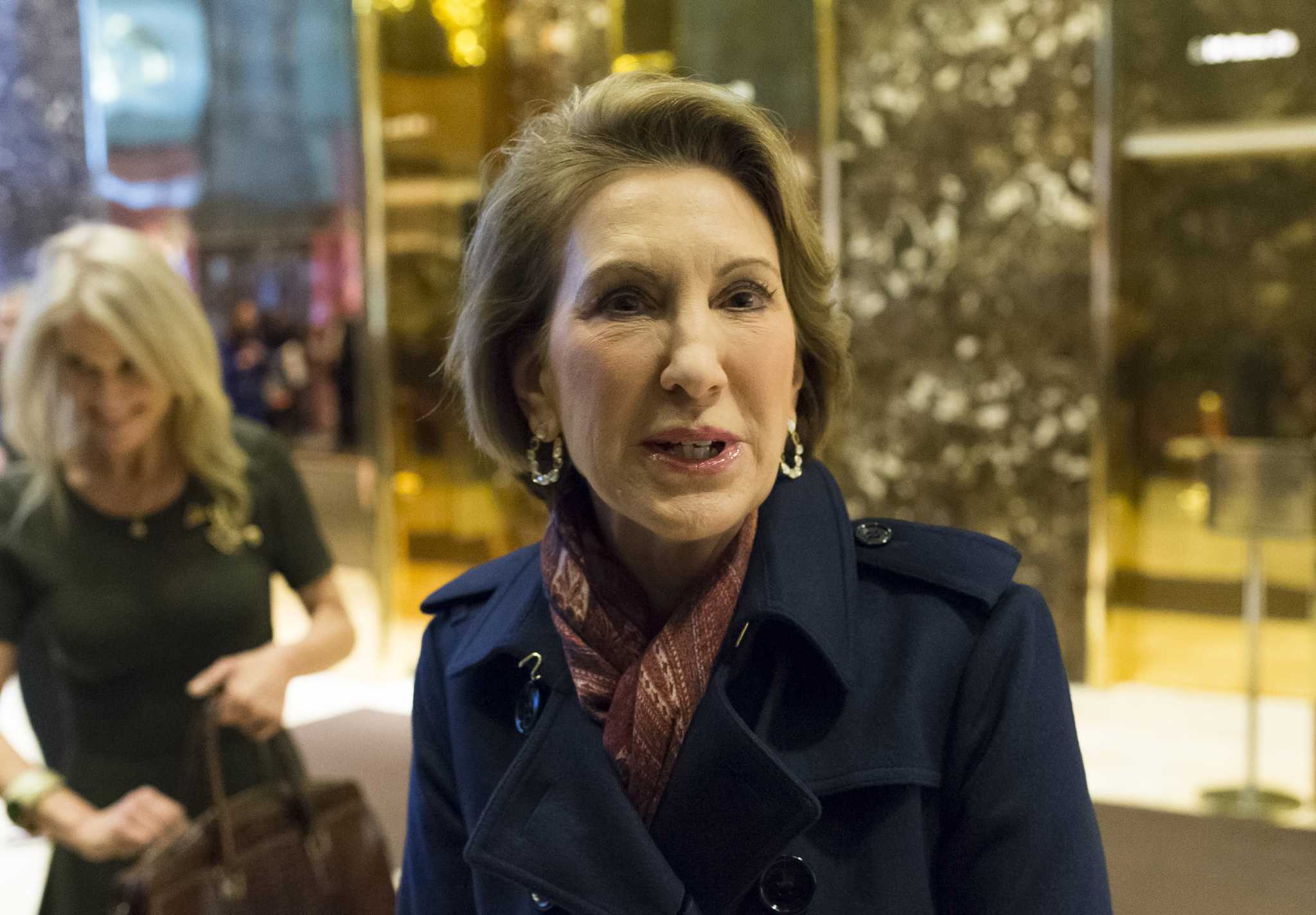 Fiorina says she was subject to harassment in business, politics