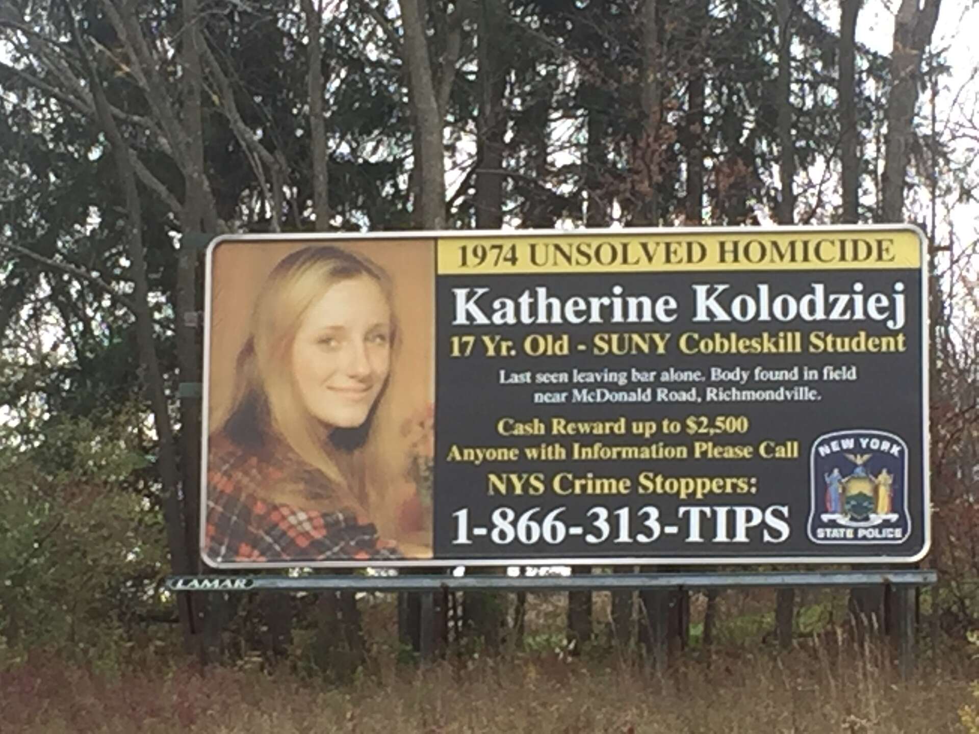 Troopers search for SUNY Cobleskill student's killer in 1974 case