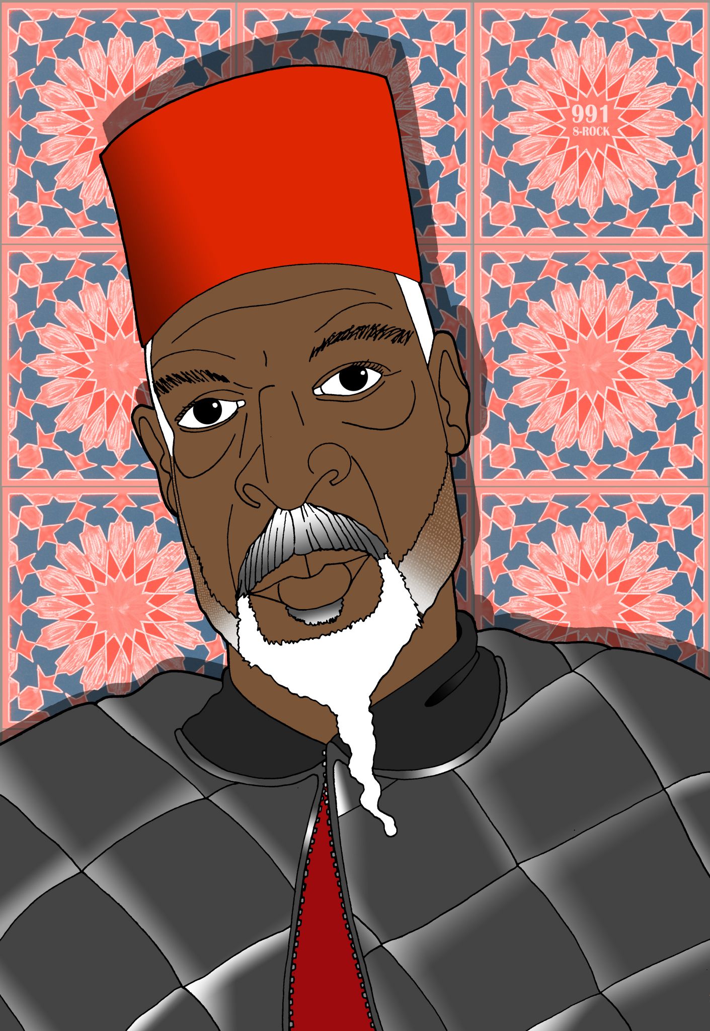 An Oakland artist drew 1,001 portraits of black men