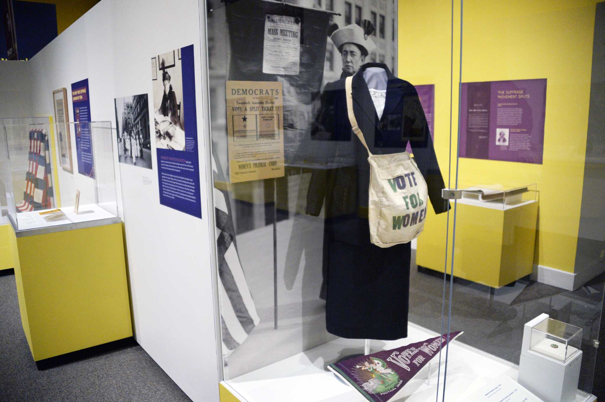 In Albany, women's suffrage in New York celebrated at State Museum