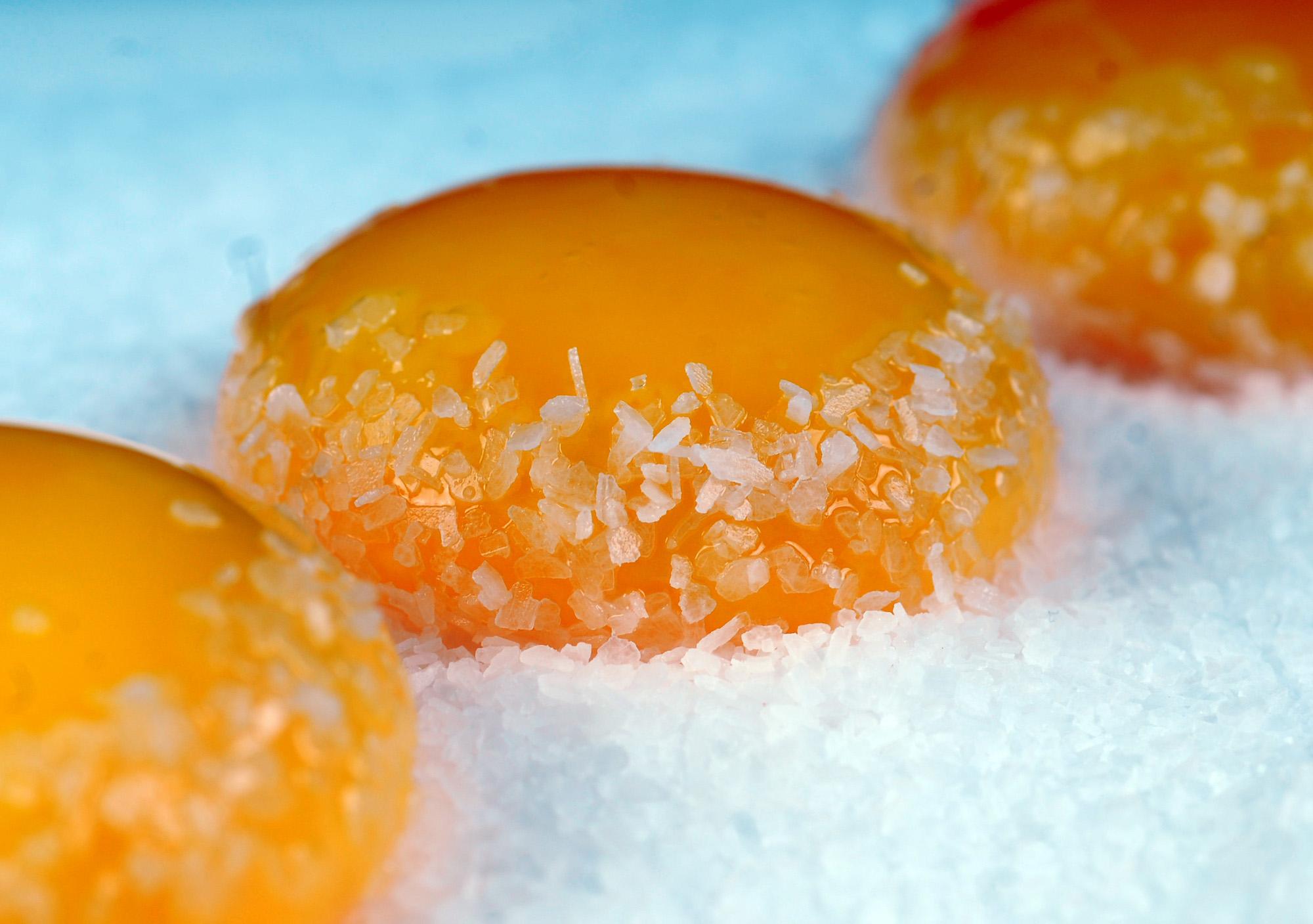 Recipe: Salt-cured Egg Yolks
