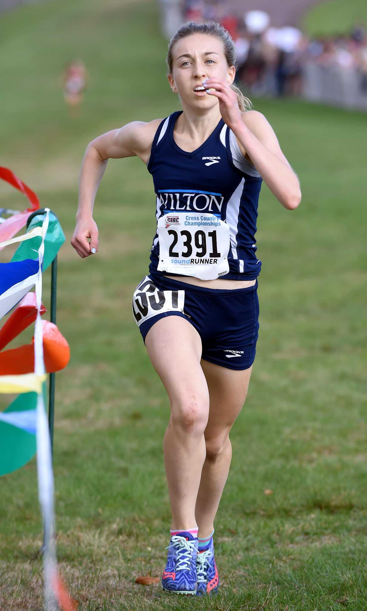 Wilton’s McCormick repeats as girls State Open cross country champ