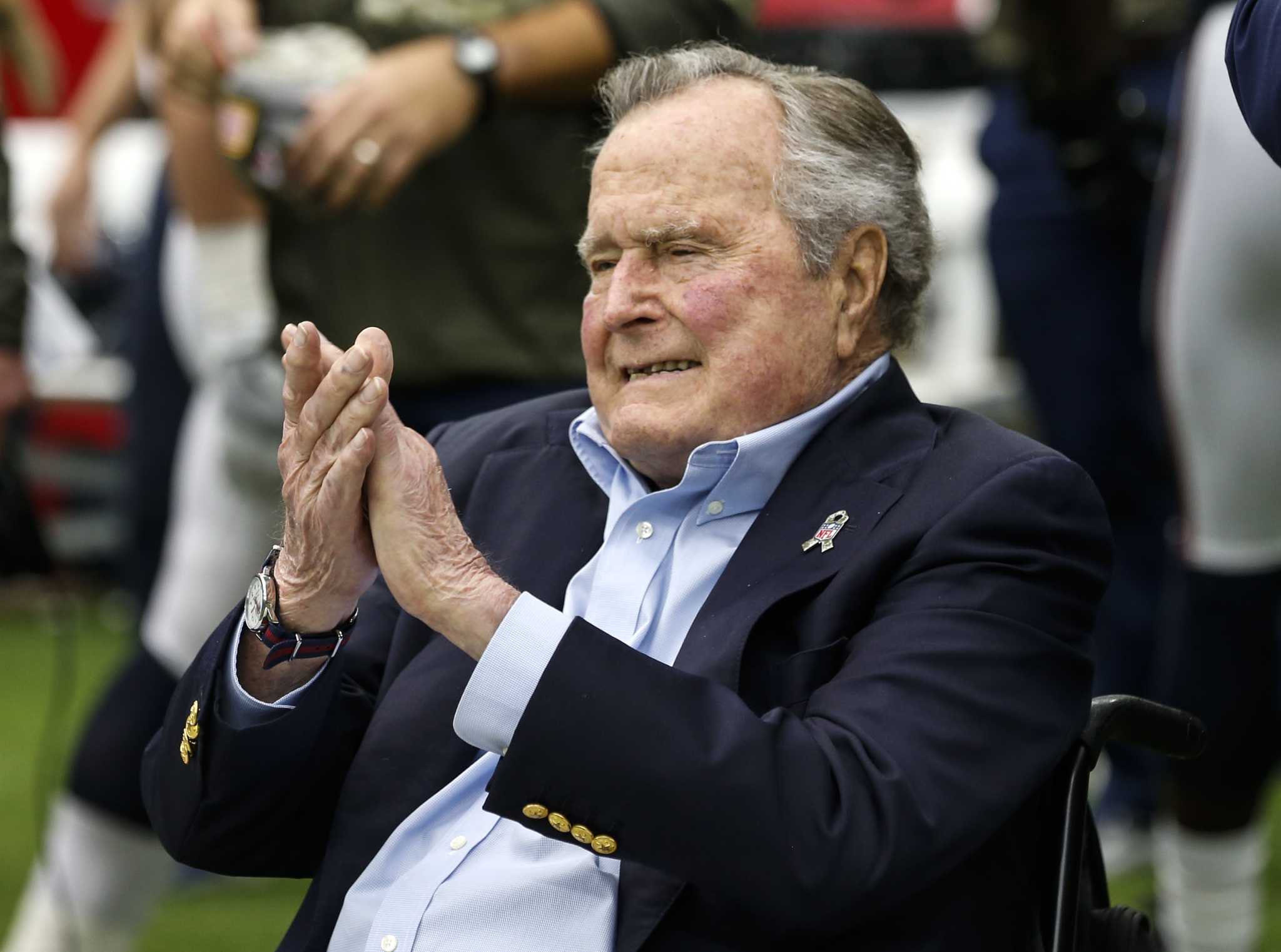 George H.W. Bush thanks Houstonians for their support on Twitter