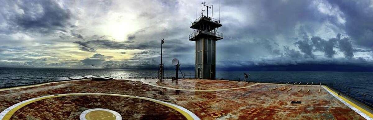 Man converts offshore Coast Guard station into the Frying Pan Tower, a ...